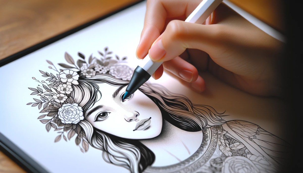 Free Cute Girl Coloring Page – Printable – DrawingEZ