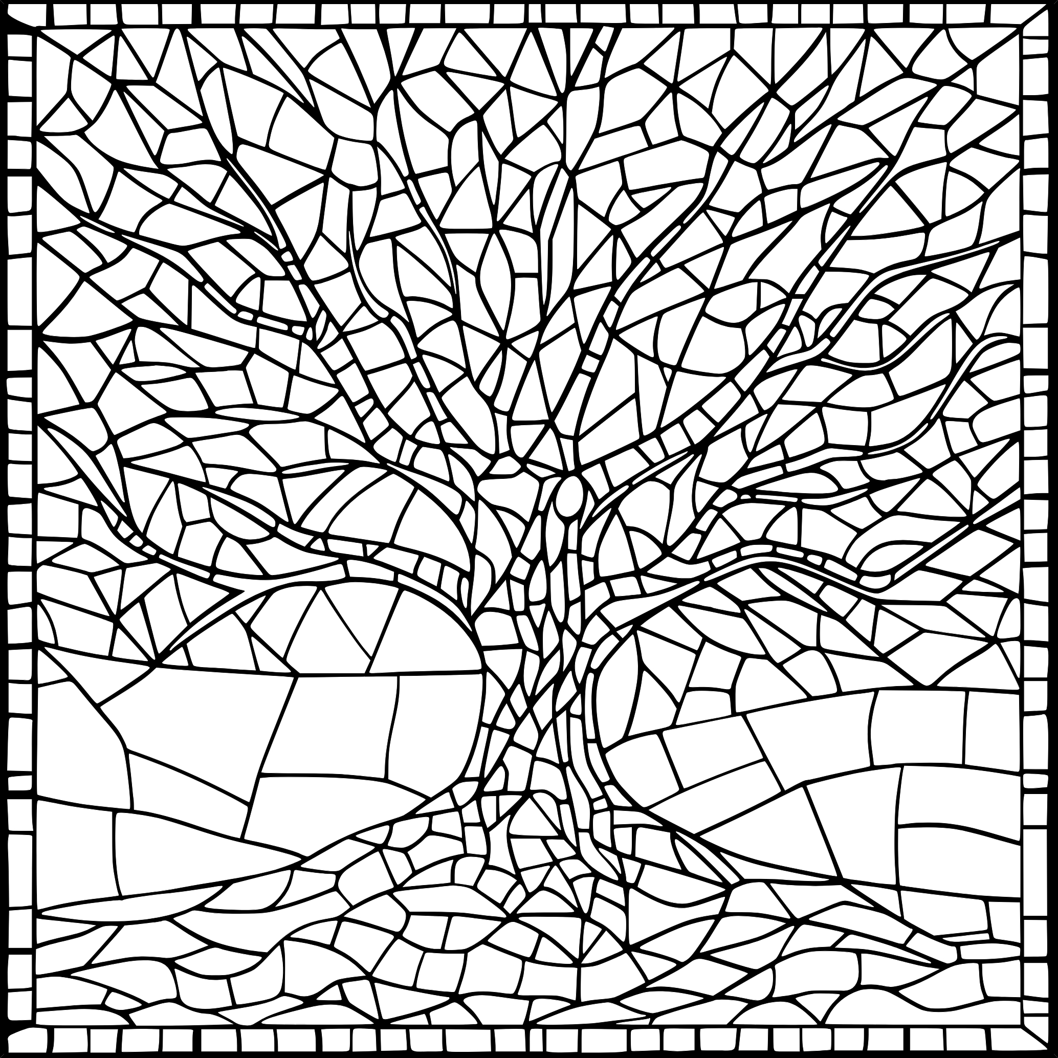 Free Landscape Coloring Pages – Printable – DrawingEZ